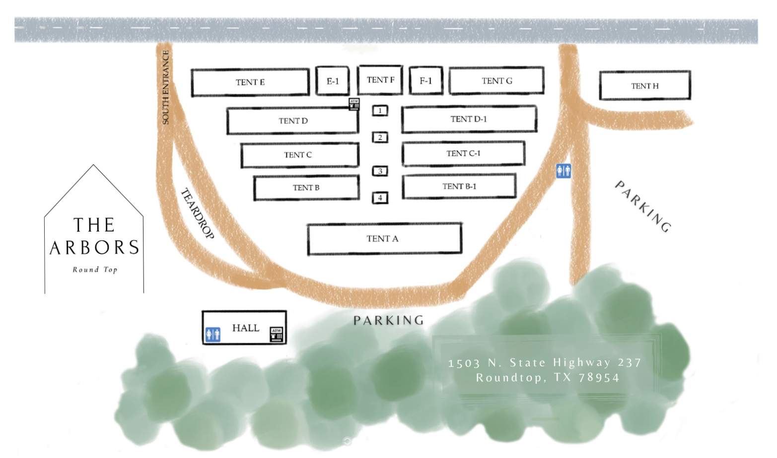 2021 Arbors Map – The Arbors Round Top